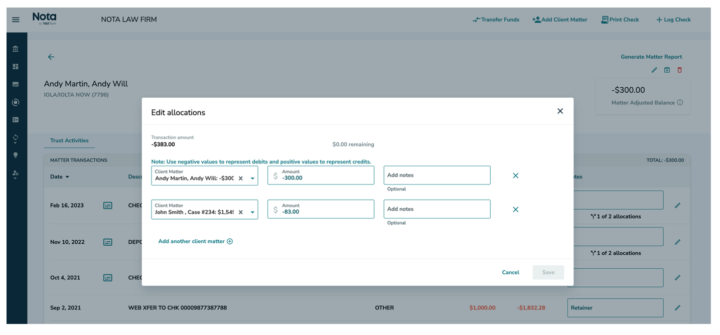 How do I edit or reallocate a tagged transaction?