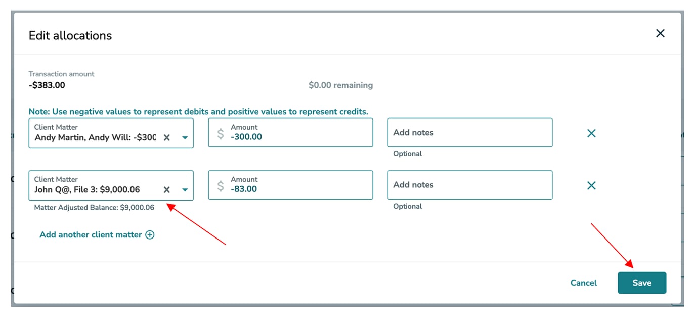 How do I edit or reallocate a tagged transaction?